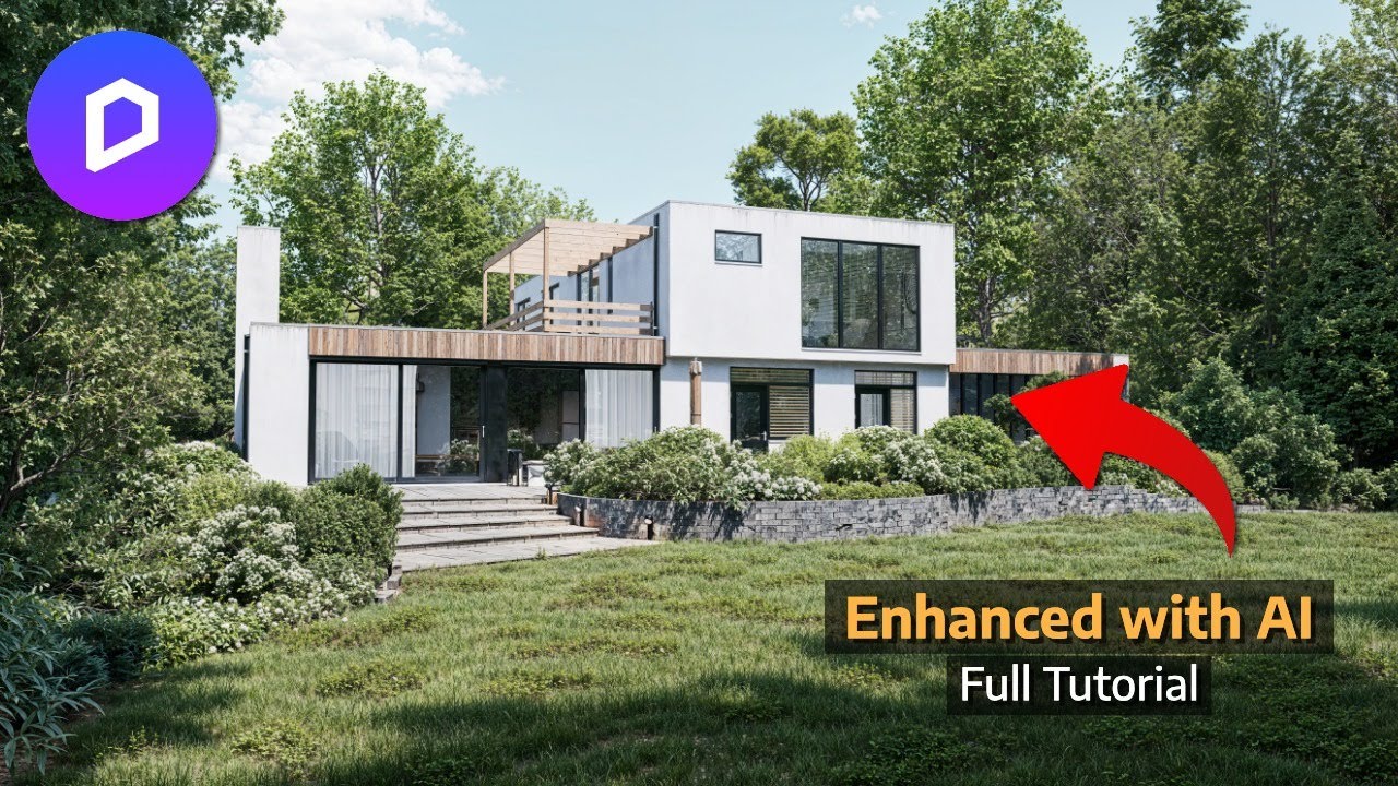 D5 Render - Realistic Exterior Render Tutorial [With AI]