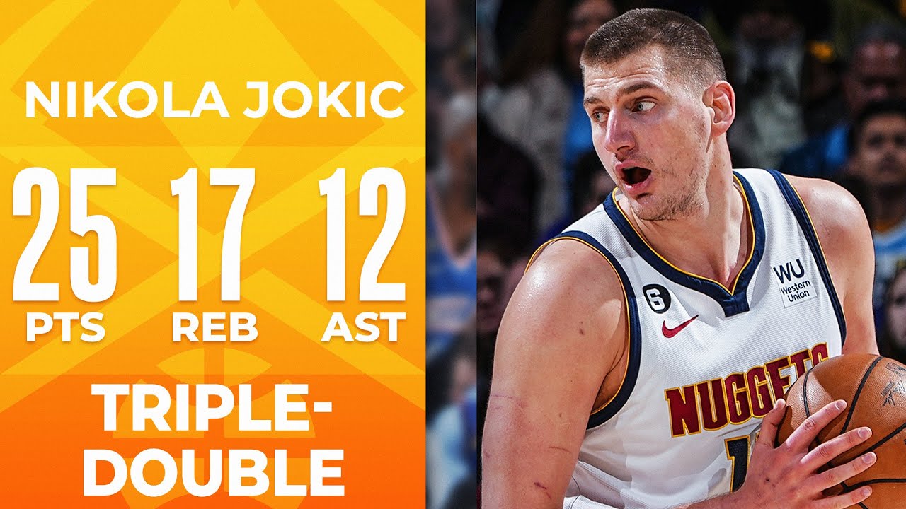 Encore un triple double pour Nikola Jokic, encore une victoire