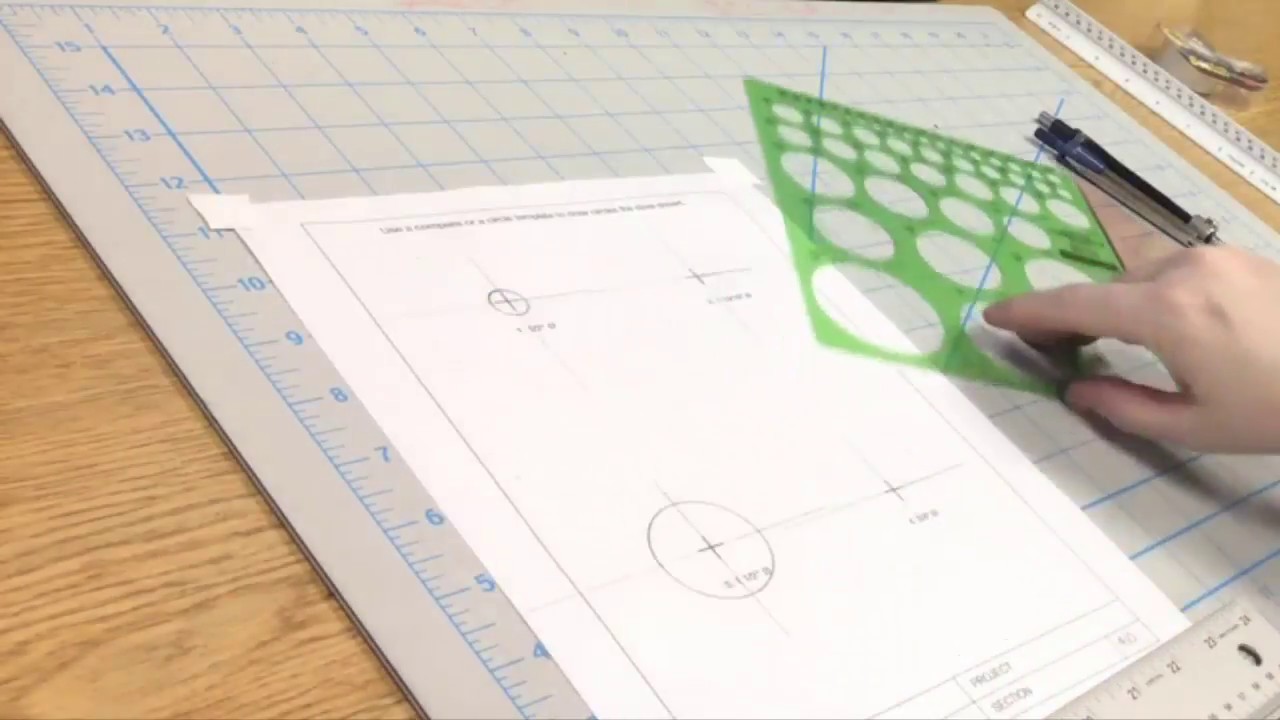 Manual Drafting: Circles