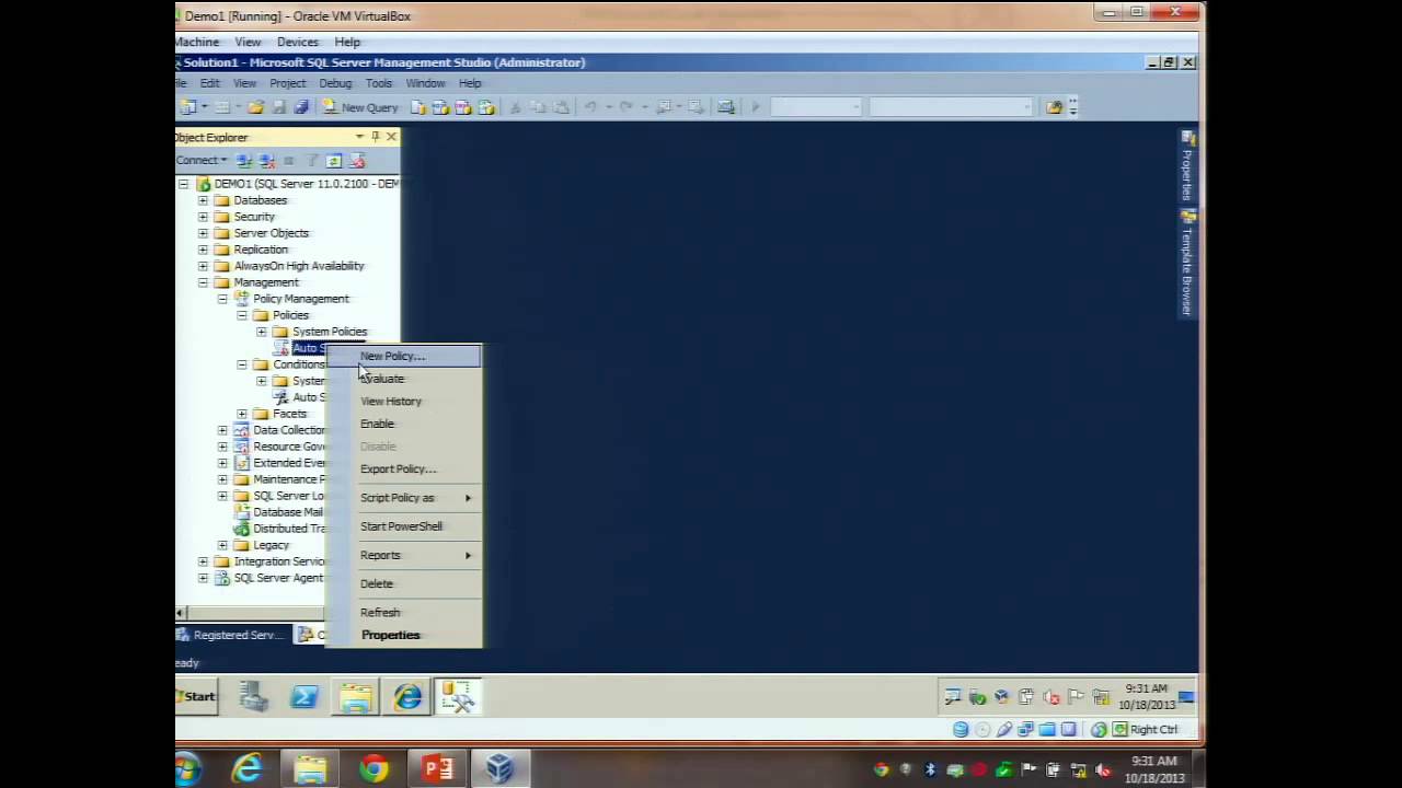 SESSION: Policy-Based Management and Central Management Server (Ryan Adams)