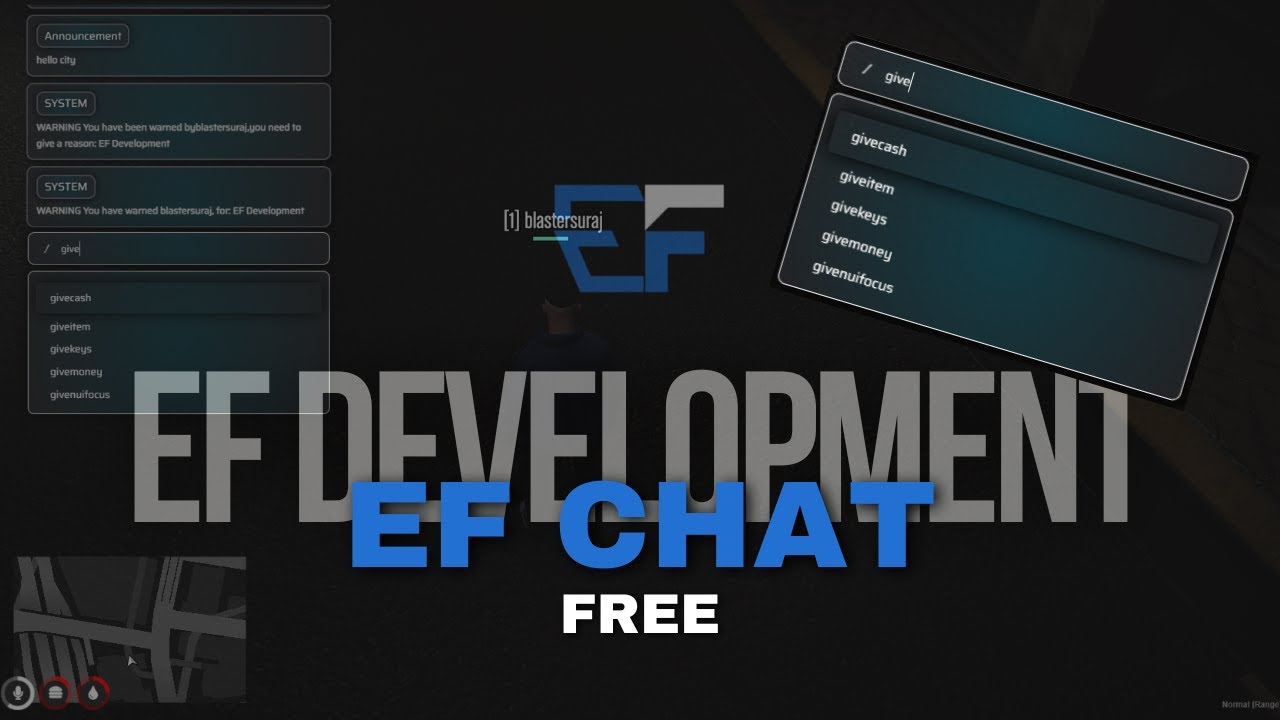 [FREE] EF Chat | FiveM | EF DEVELOPMENT
