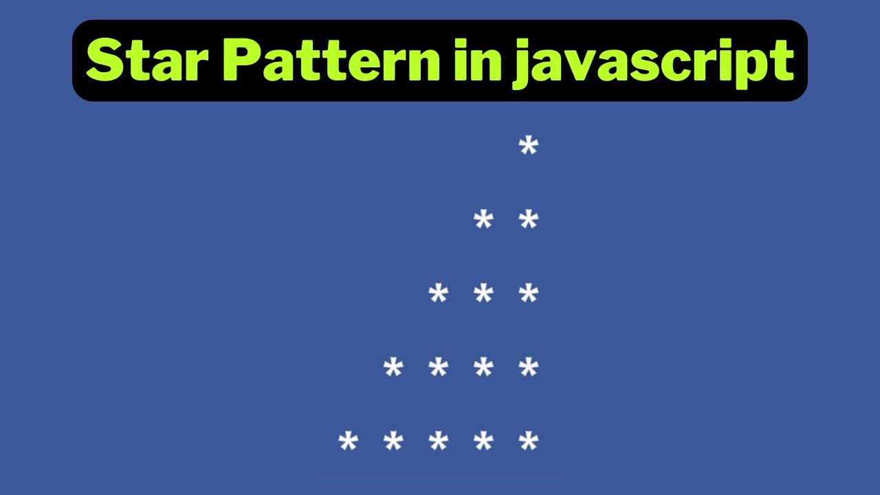 Right Triangle Star Pattern in Javascript using For Loop | Papa Developer