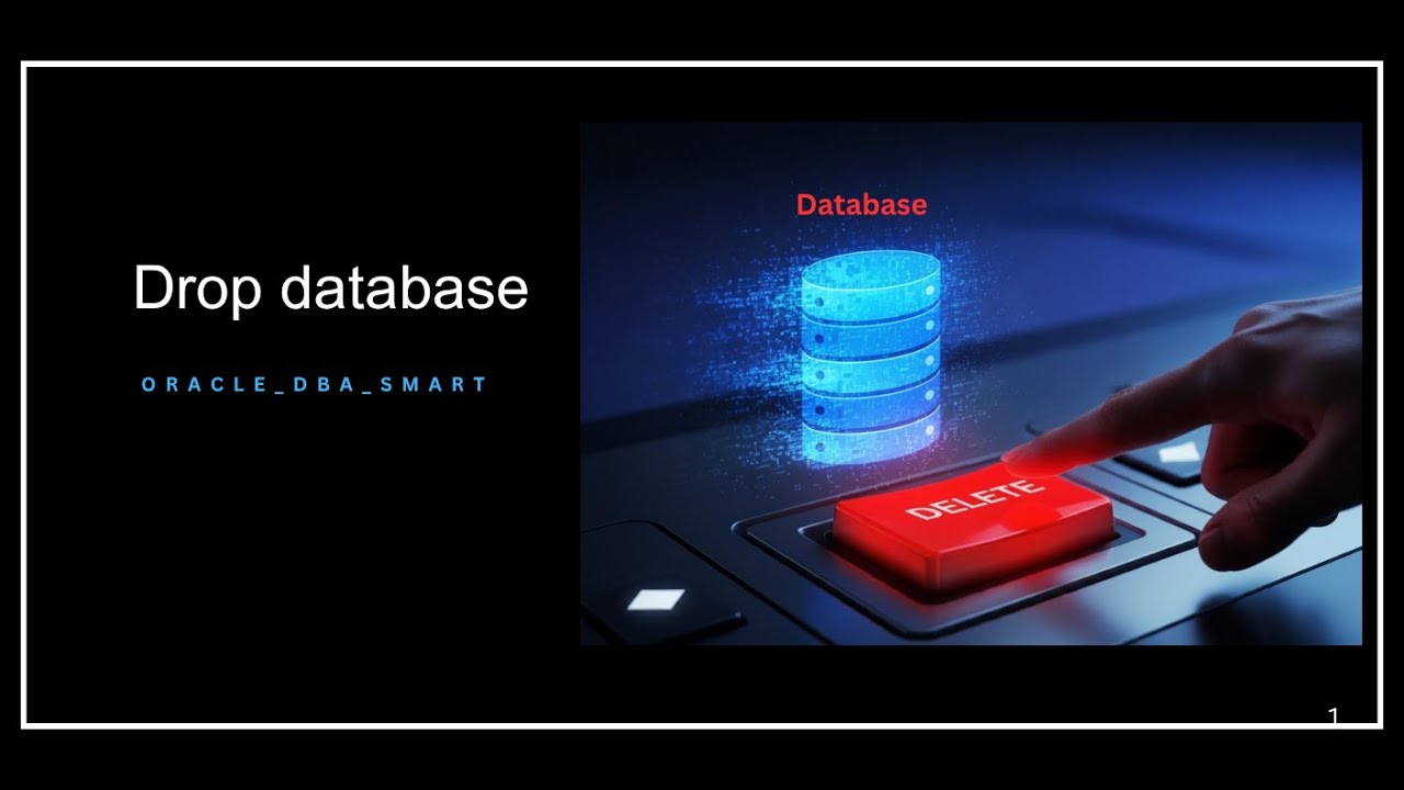 Drop Oracle Database Using SQL*Plus & RMAN | Oracle DBA Guide
