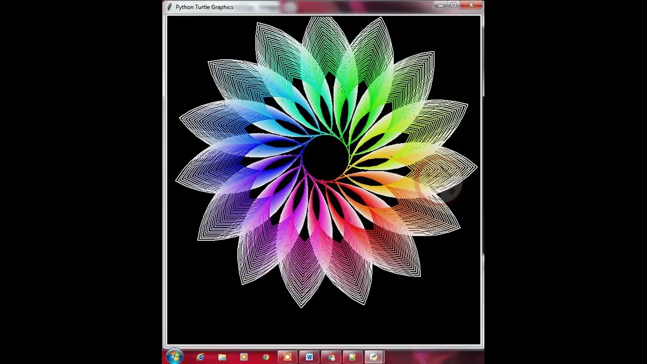 Amazing Python Turtle Draw Simple Python Code #Shorts #pythonprogramming #python_turtle #python