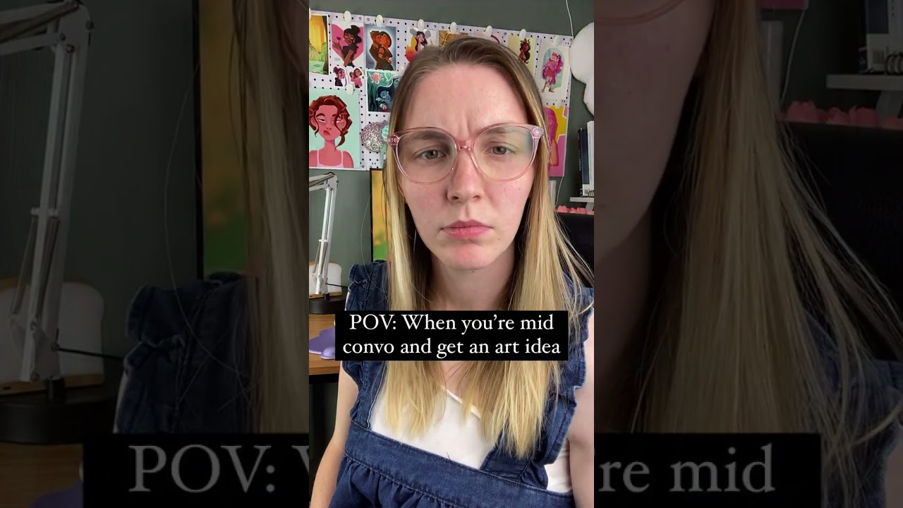 If I don’t get this out I will forget 🫠 #artistlifestyle #portraitillustration