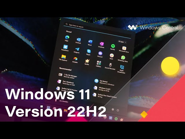 5 new features in Windows 11 22H2 update (September 2022)