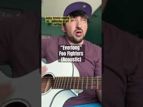 “Everlong” - Foo Fighters (Acoustic) #guitar #music #guitarlesson #cover #musician #rock #singer