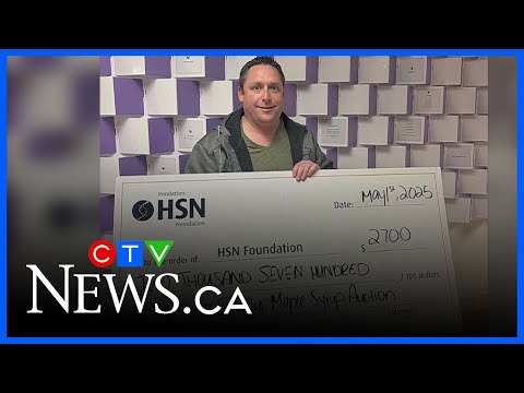Maple syrup auction raises $2,700 for cancer foundation