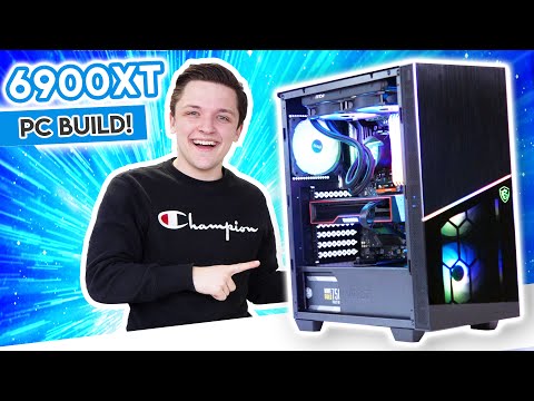 Building a $3000 RX 6900XT Gaming PC! 👀 [w/ 1440p & 4K Benchmarks!]
