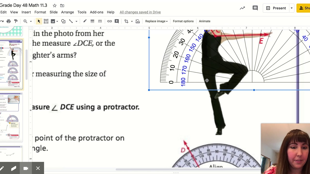 Using a Digital Protractor to Measure Angles