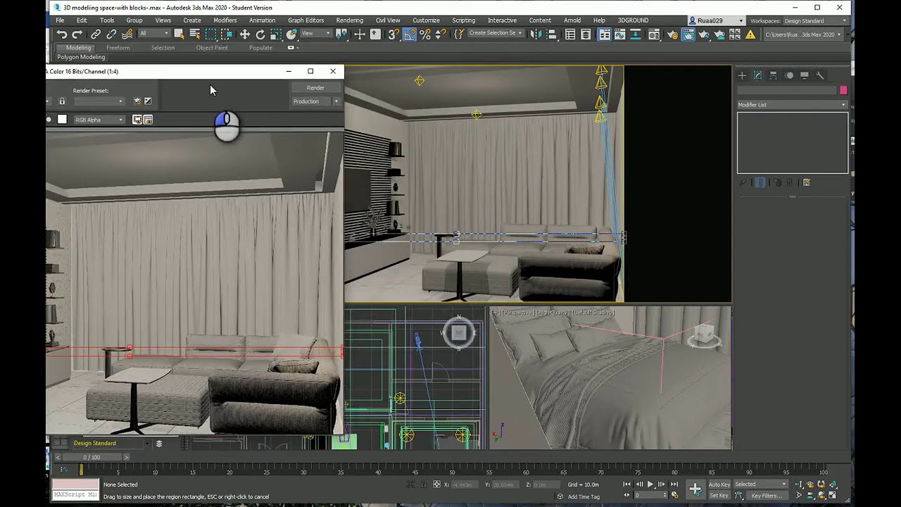 Scanline Rendering Setup