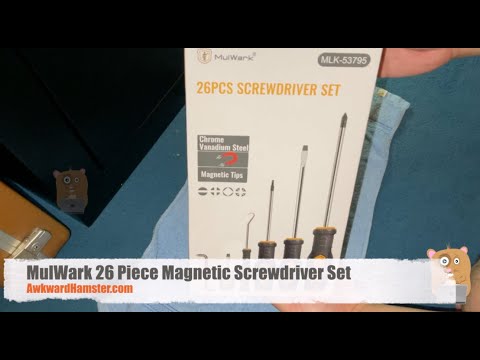 MulWark 26 Piece Magnetic Screwdriver Set