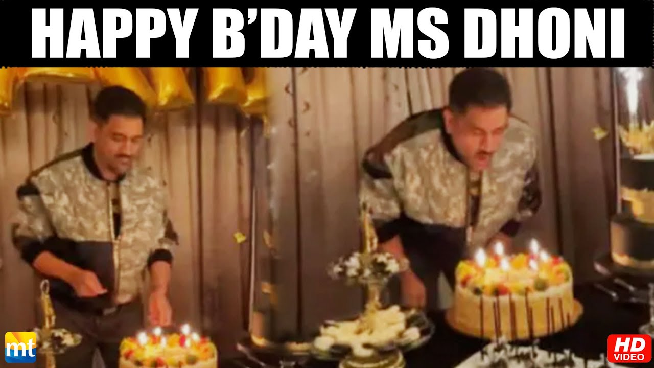 MS Dhoni turns 41, celebrates birthday with wife Sakshi & friends in UK | ‘Captain Cool’