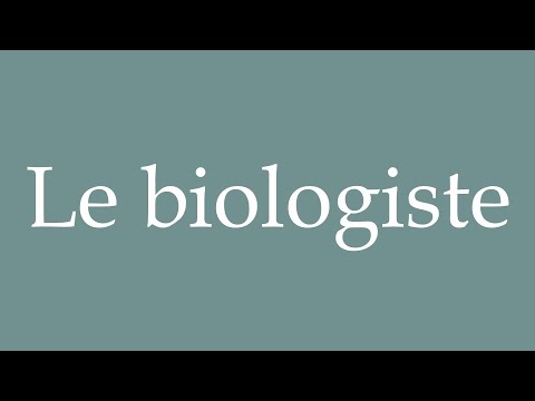 How to Pronounce ''Le biologiste'' (The biologist) Correctly in French