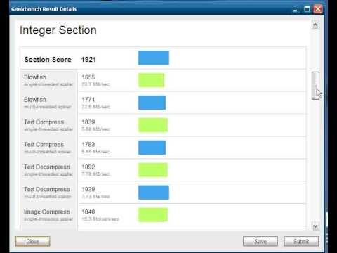 geekbench score