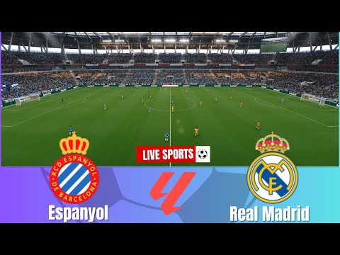 ⚽RCD Espanyol de Barcelona vs Real Madrid ~ LaLiga 2024/2025