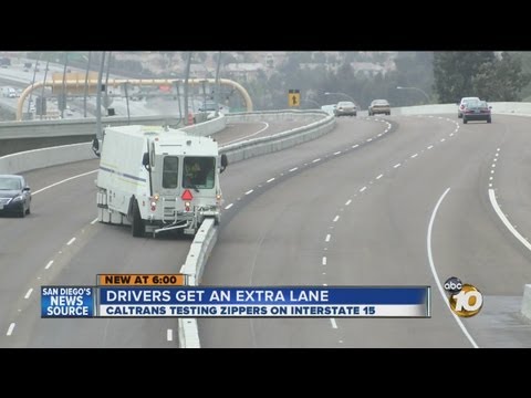 Drivers to get extra lane during rush hour: Caltrans testing Barrier ...