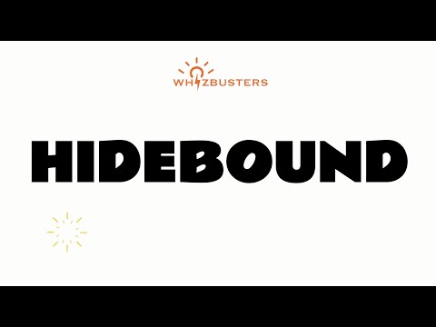 HIDEBOUND (adjective) Meaning, Pronunciation and Examples in Sentences