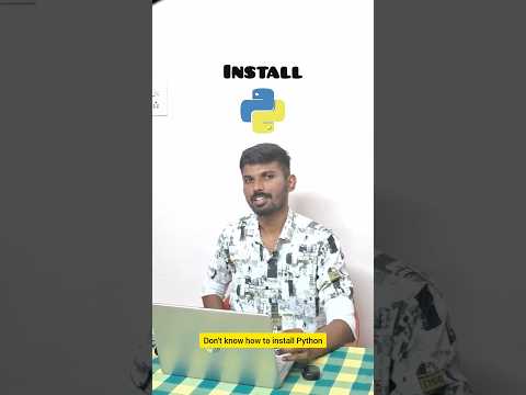 Python Tutorial for beginners in Tamil | #3 | install python #pythontutorial