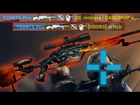 Scout and AWP with Crosshair in CSGO #shorts