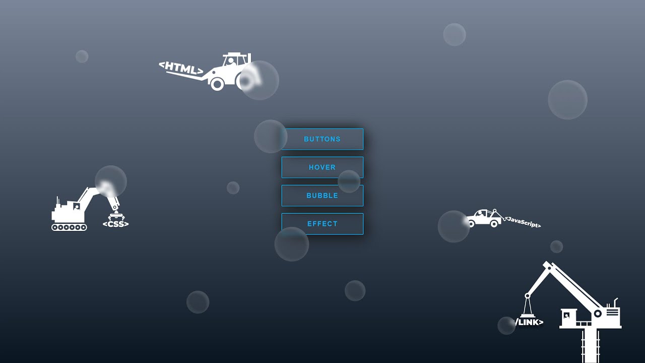 Button hover bubble effect only css