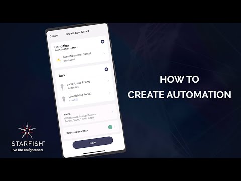 STARFISH How to Create Automation