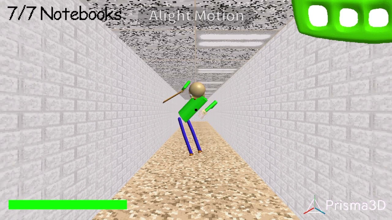 Cool baldi prisma3d animation