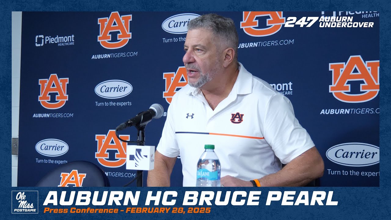 Auburn HC Bruce Pearl | Ole Miss win