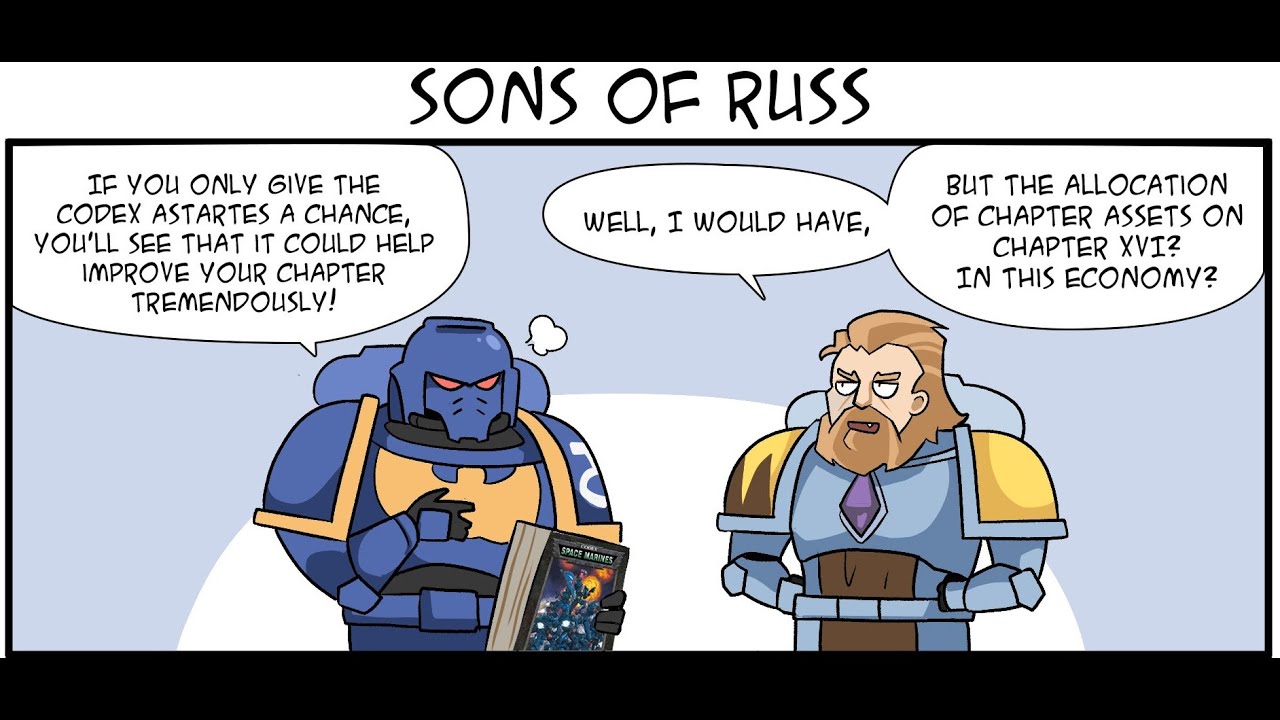 The Space Wolves and the Codex Astartes | A Warhammer 40k Comic Dub