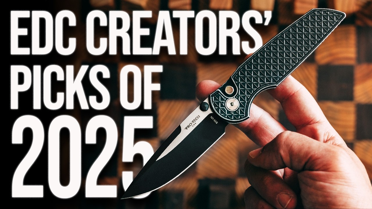 The Knives 20+ EDC Creators Carried in 2025