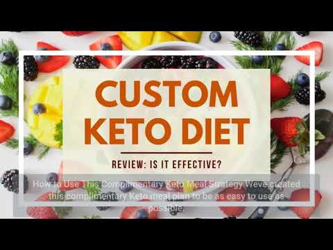 Custom Keto Meal Plan Free - The Things To Know Before You Get This