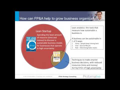 FPA Innovations in Financial Analytics to Support Organic Growth and Business Str