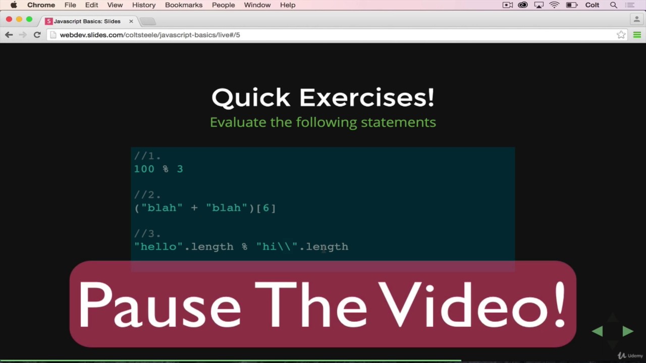 JavaScript Basics -- Primitives Exercise - part 2