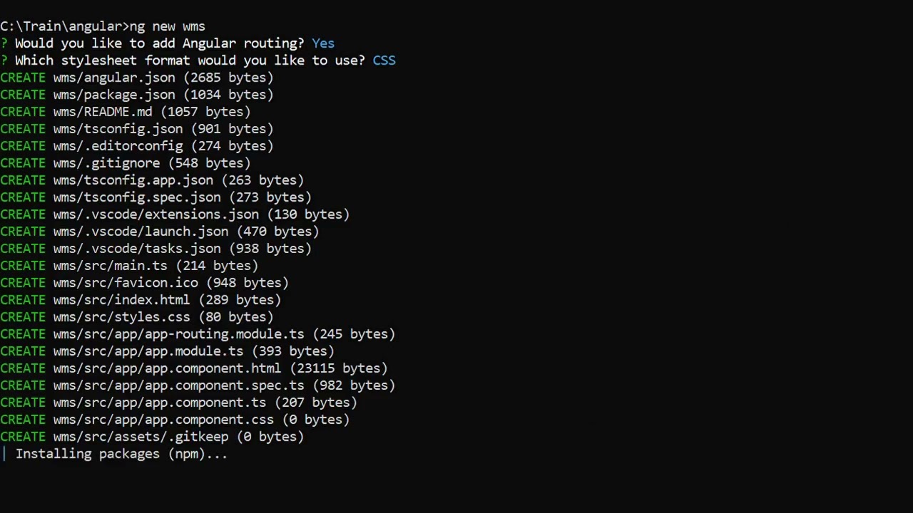How to create new Angular project simple tutorial - no talk only code :)