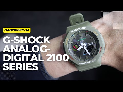 G-Shock ANALOG-DIGITAL 2100 Series GAB2100FC-3A