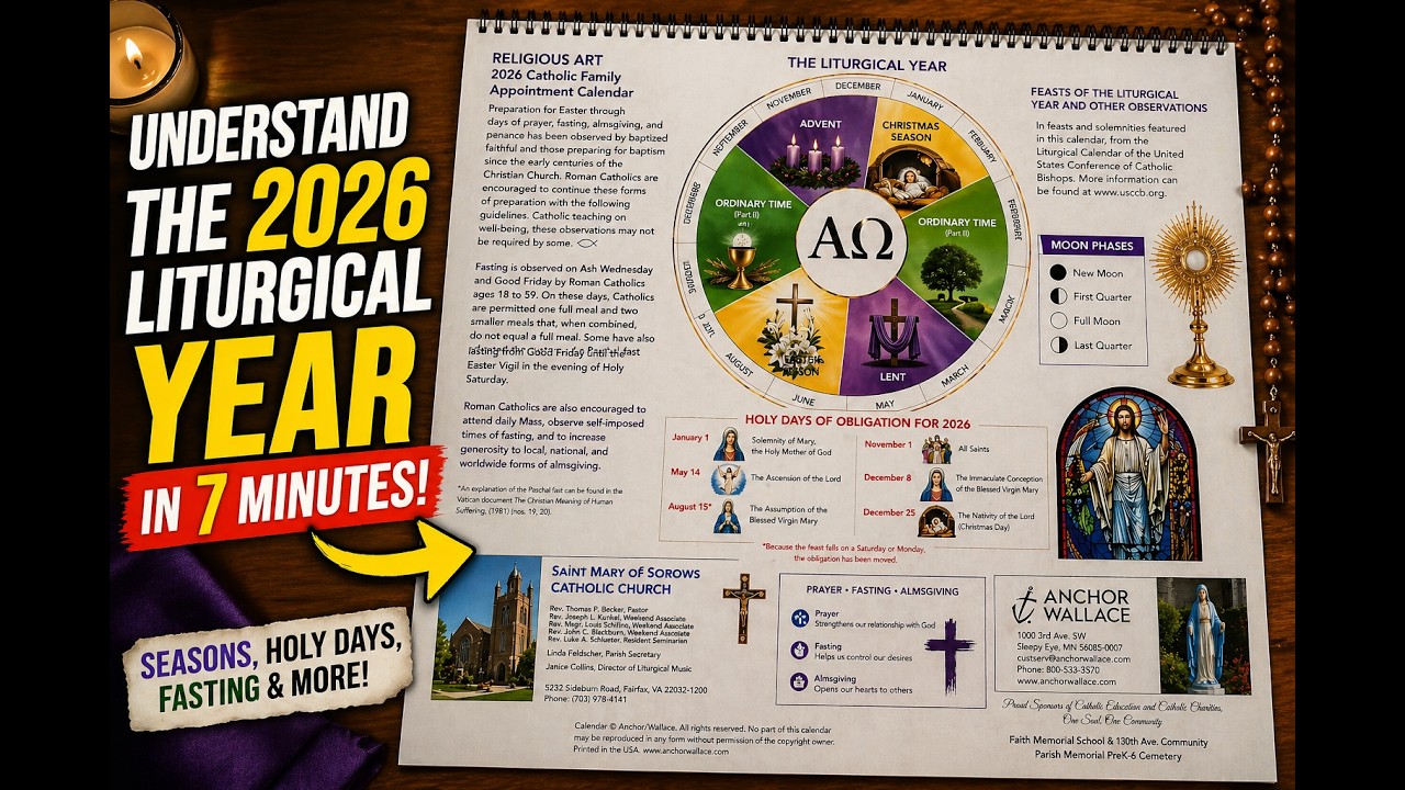 2026 Catholic Liturgical Year Explained in 7 Minutes  Full Guide & Meaning #jesus  #liturgical
