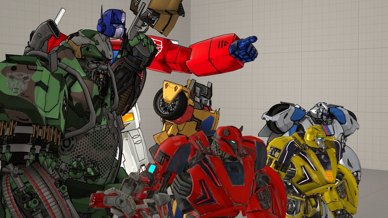 SFM - Transformers Animation Transformation Compilation 4!