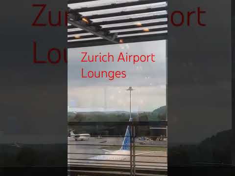Zurich airport has many lounges for passengers