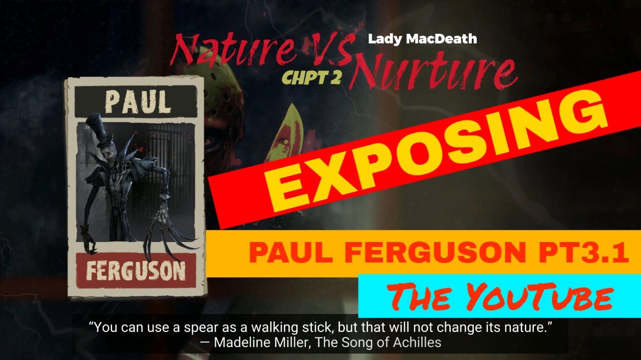 EXPOSING@pfergyplayz431 - Paul Ferguson youtube files PT3.1