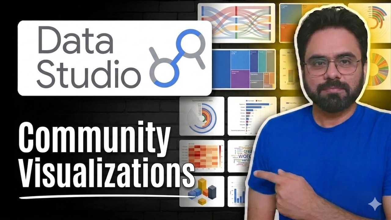 Data Studio Community Visualization | Data Studio Tutorial 15 - Robin Mehta