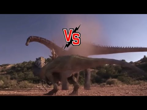 Allosaurus Vs Dinheirosaurus | Dinosaur Revolution (2011)