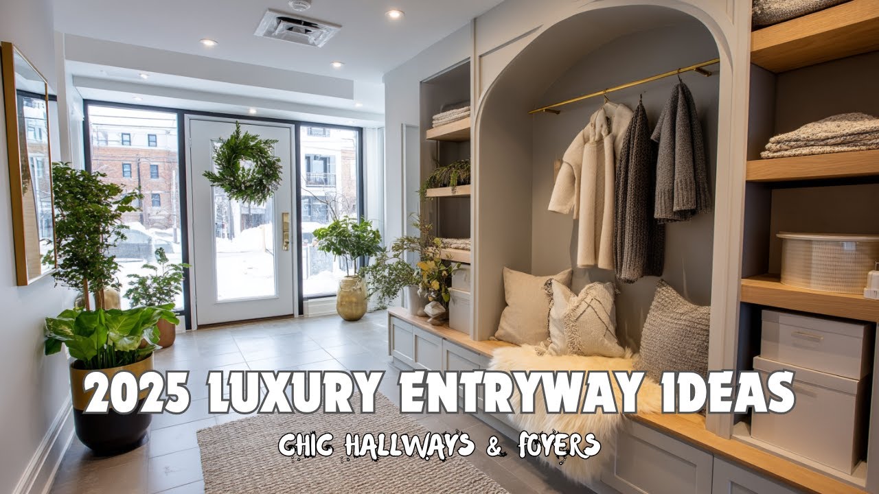 Modern Luxury Entryway Ideas 2025: Chic Foyer & Hallway Trends for a Stylish First Impression