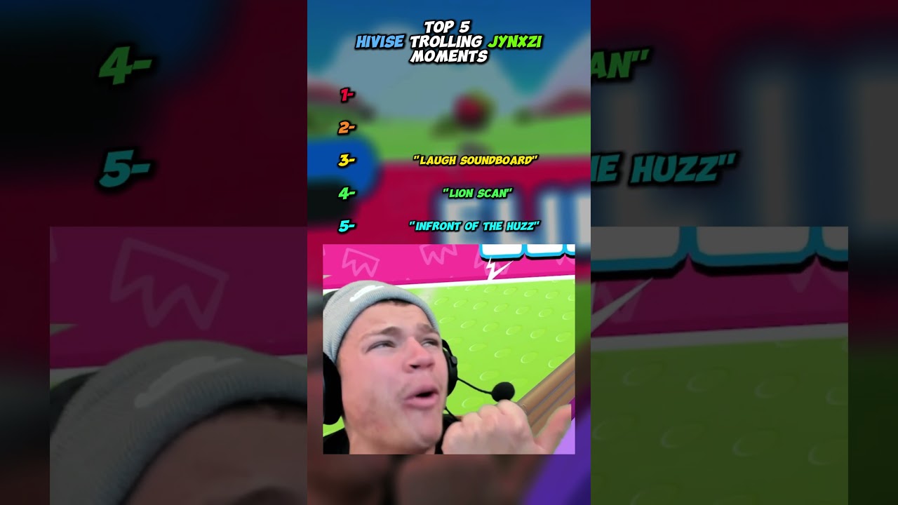 Top 5 HiVise Trolling Jynxzi Moments