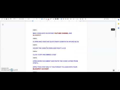 Tutorial on how to embed YOUTUBE CHANNEL CODE in Blogspot | 3 ways to earn