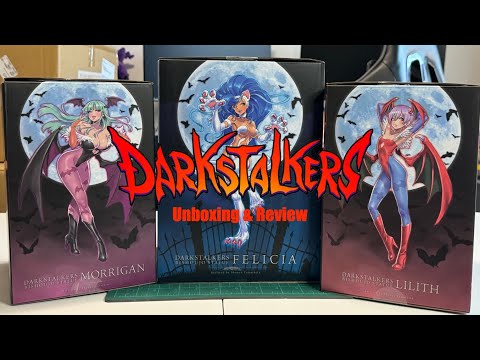 Finally Completing My DARKSTALKERS Bishoujo Collection! | Felicia & Lilith Figure Review