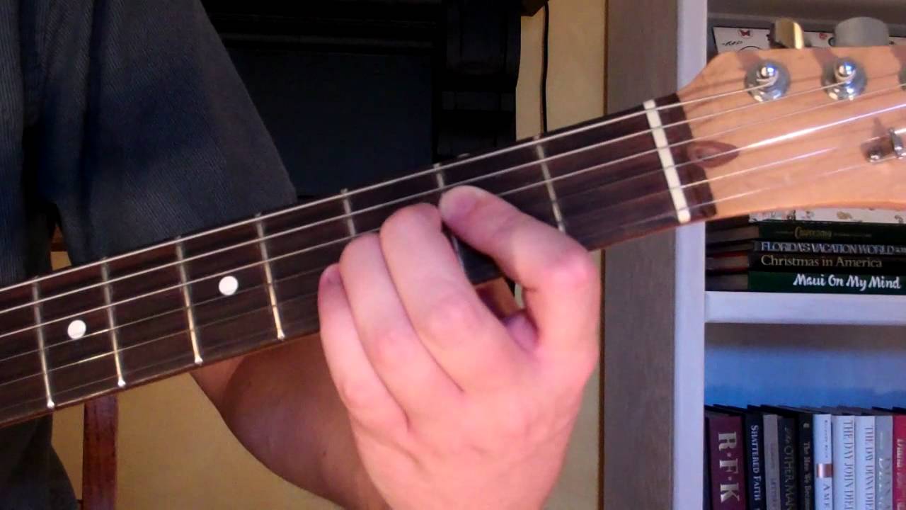 How To Play the C7-9 Chord On Guitar (C 7th minor 9th)