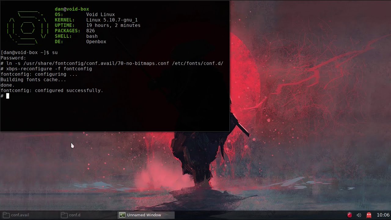 Quickly improve font rendering in Firefox on Void Linux