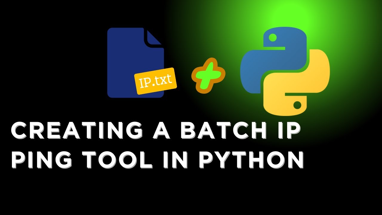 BUILDING A PING TOOL  THAT READS IP'S FROM TEXT FILES USING PYTHON PROGRAMMING.