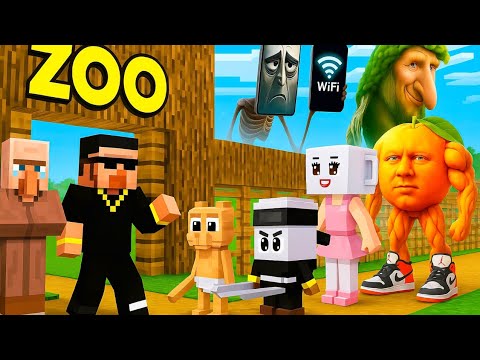Minecraft PE: I Opened a Zoo for New Italian Brainrot! 🤯