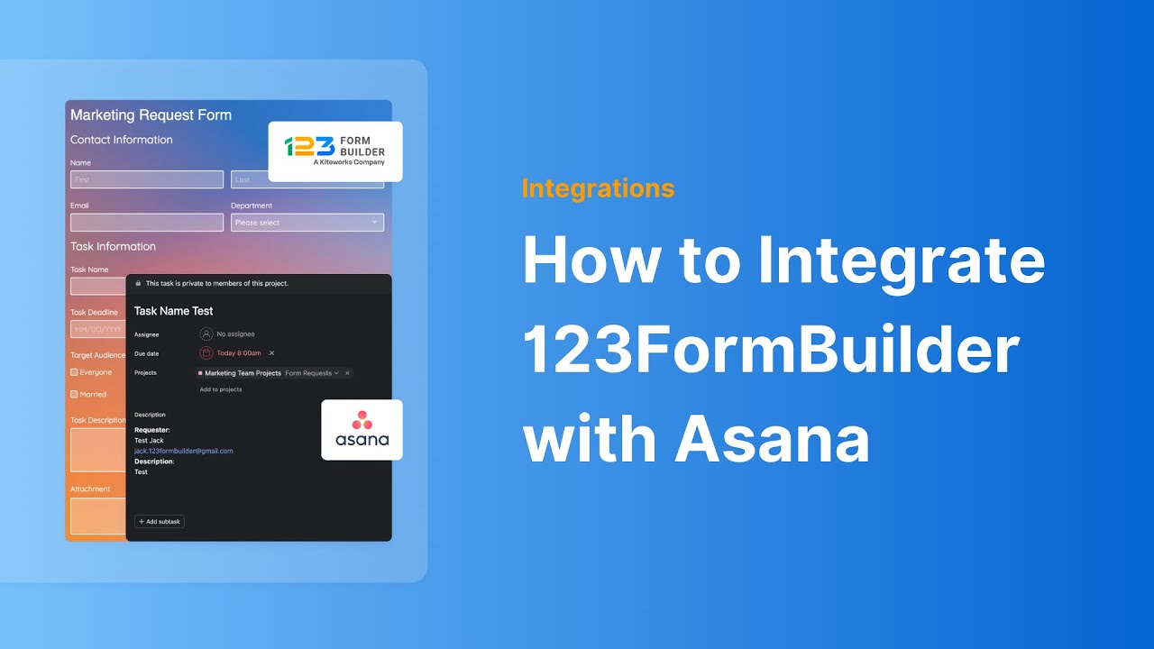 How to Integrate 123FormBuilder with Asana Using Zapier (Step-by-Step Tutorial) | 123FormBuilder